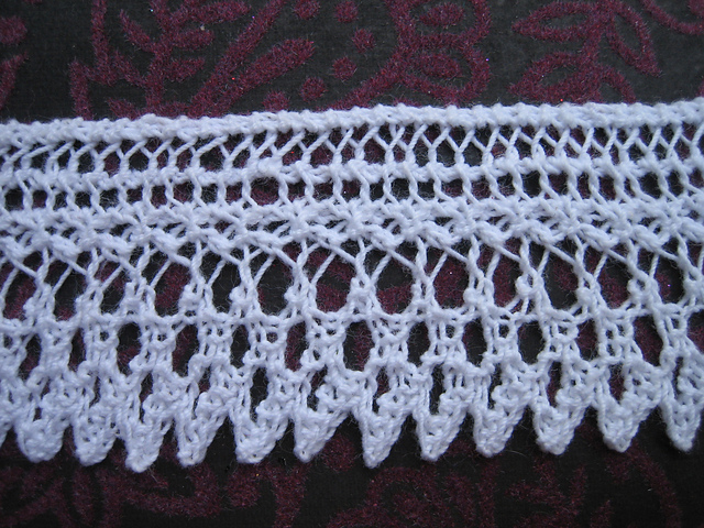 Ravelry: knitted lace edgings: edging for collar pattern by George S ...