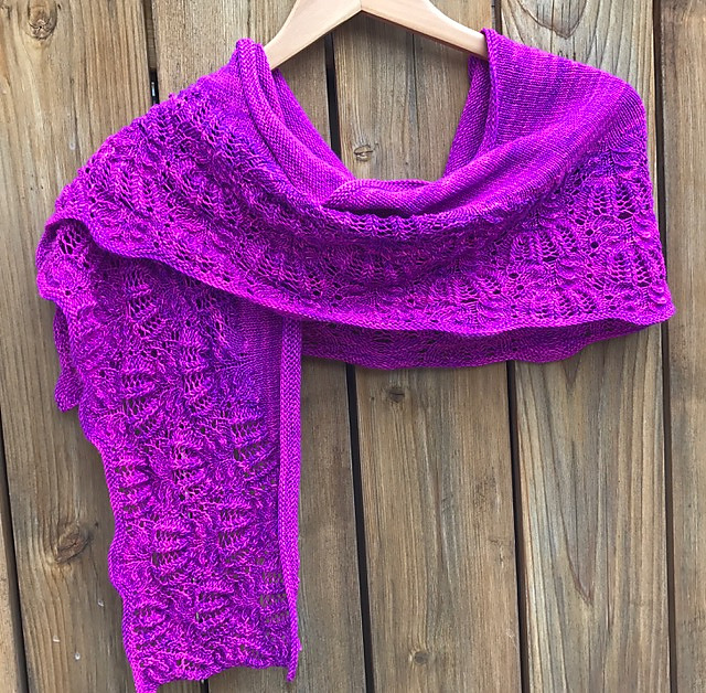 Ravelry: Frosted Waves Shawl pattern by Heidi Sharp Designs