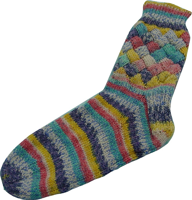 Ravelry: Top-down Entrelac Socks pattern by Paula Ausserer