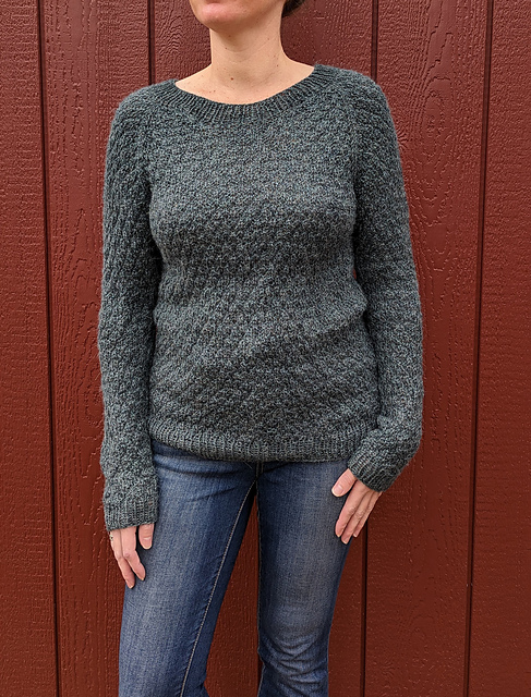 Ravelry: Cozy Diamond Sweater pattern by Lauren Savidge