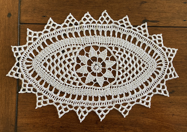 Ravelry: Oblong Doily #2219 pattern by American Thread Company