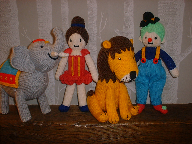 Ravelry: Circus Toys Set pattern by Angela Turner