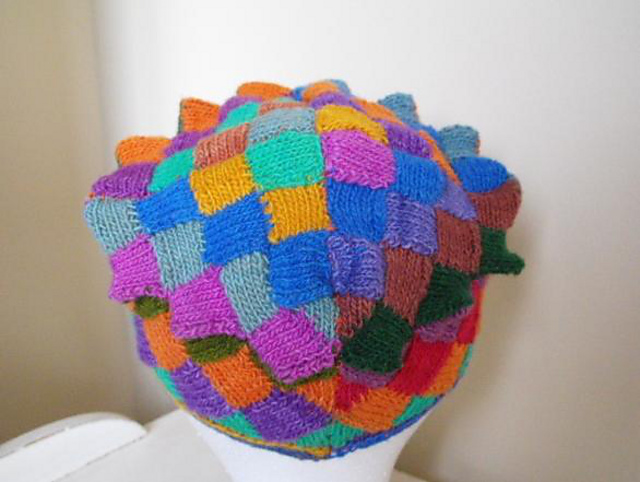 Ravelry: Entrelac Tam pattern by Kathryn Alexander