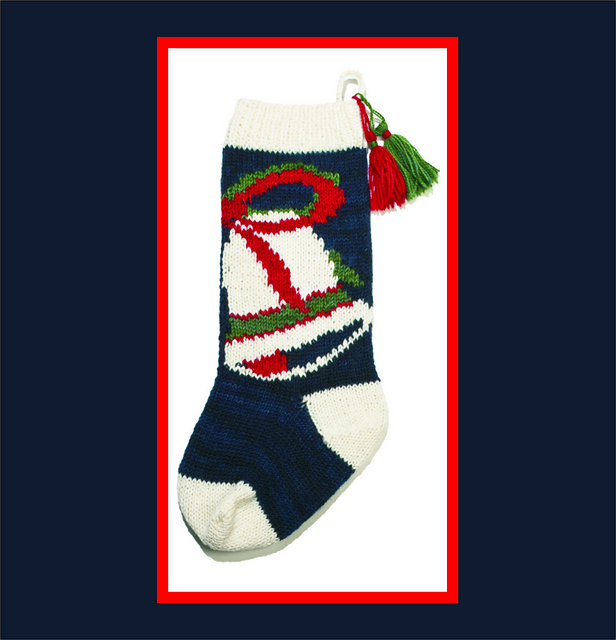 Ravelry: The Bells Christmas Stocking pattern by Robin Denney
