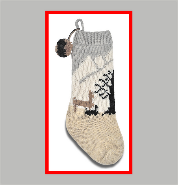Ravelry: Mountain Alpaca Christmas Stocking pattern by Robin Denney