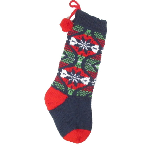 Ravelry: Big Ornament Knit Christmas Stocking pattern by Robin Denney