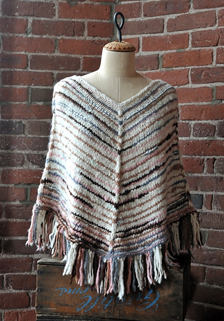 Ravelry: Woodstock Poncho pattern by Susan Sheby