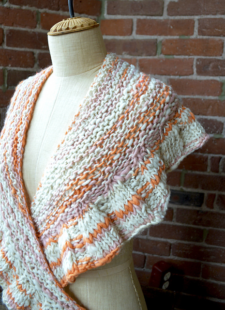 Ravelry: Pixie Ruffle Shawl pattern by Susan Sheby