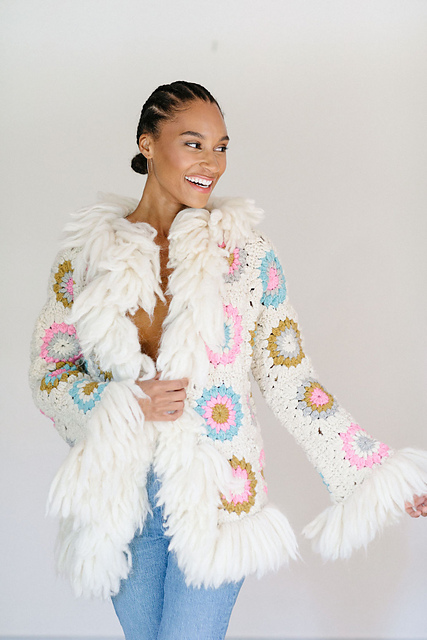 Ravelry: Starfall Cardi pattern by Vanessa Reyes aka Vanrey Knits