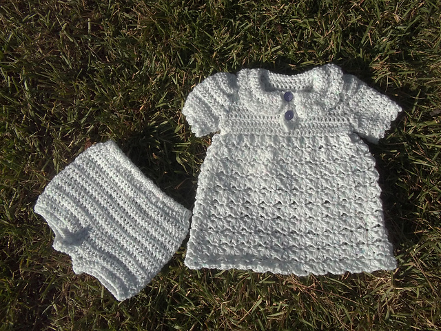 Ravelry: Adorable Pram Set Dress Bonnet & Knickers JC28NB pattern by ...