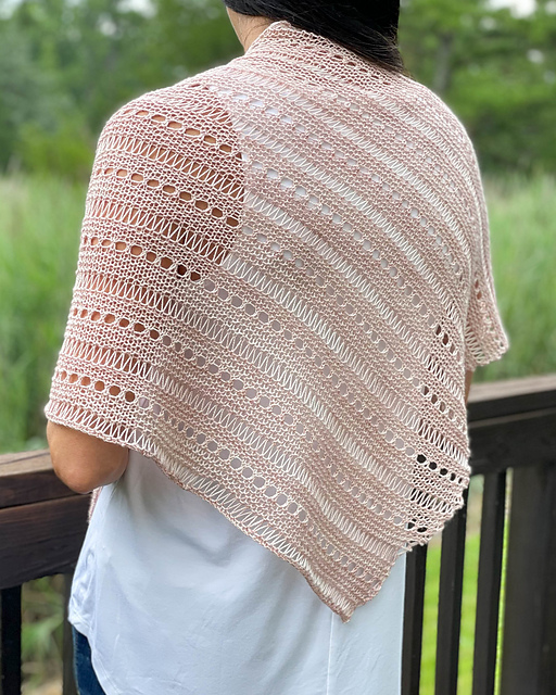 Ravelry: Striation Point Shawl pattern by Knit Element