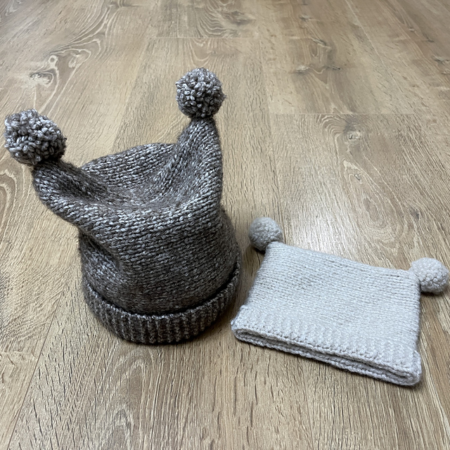 Ravelry: Double Pom Pom Hat pattern by Seven Chen