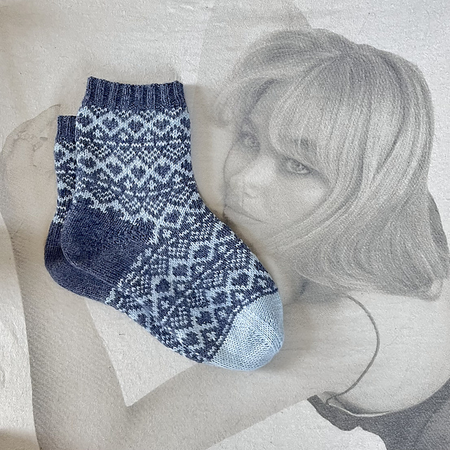 Ravelry: Can't Relate to Desperation Socks pattern by Ariel Chang