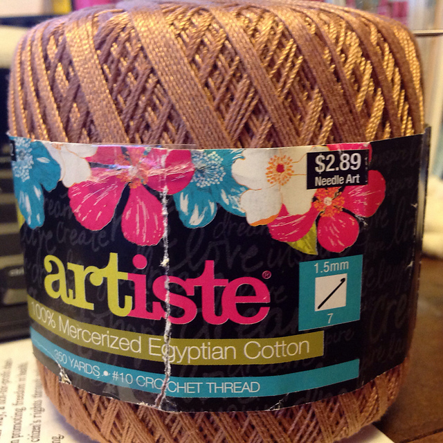 Ravelry: Artiste 100% Mercerized Egyptian Cotton #10 Crochet Thread