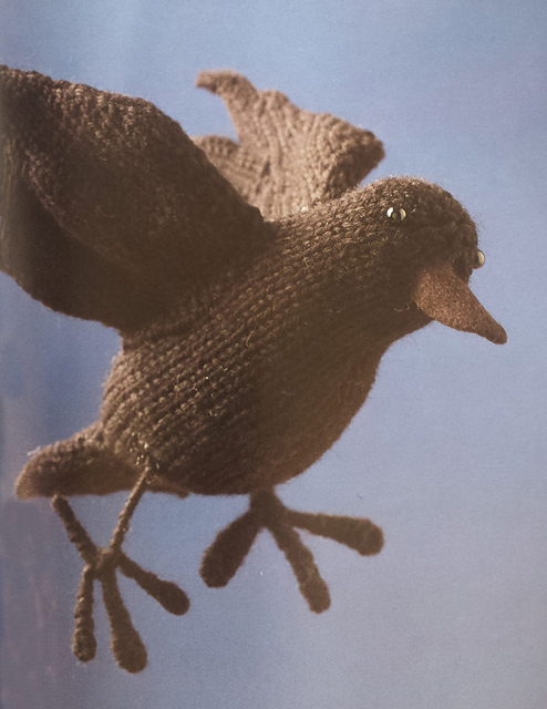 Ravelry: Raven crow pattern by Nicky Stewart