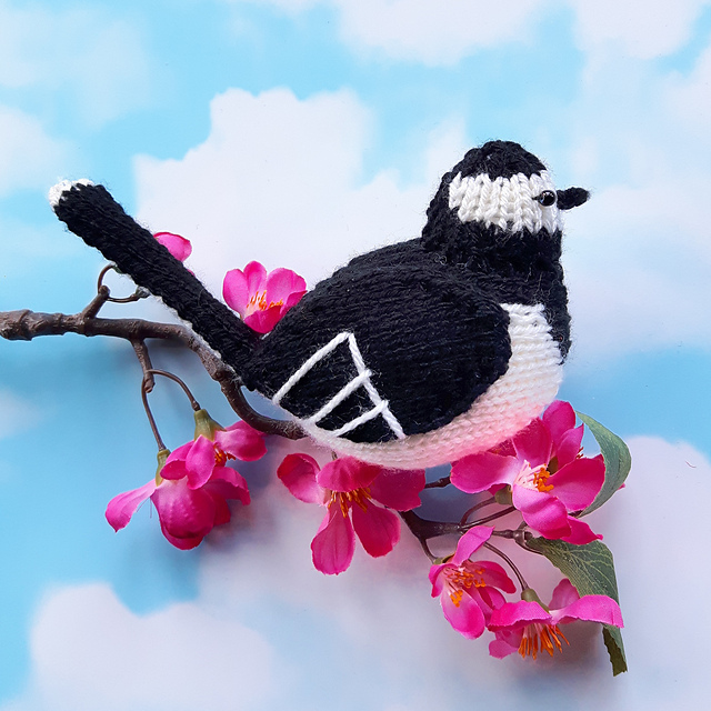 Ravelry: Pippa the Pied Wagtail pattern by Nicky Stewart