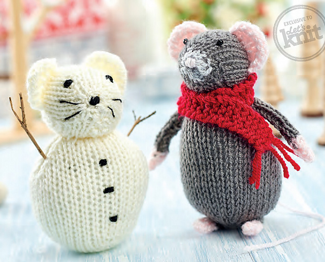 Ravelry: Chris Mouse and Snow Mouse pattern by Nicky Stewart