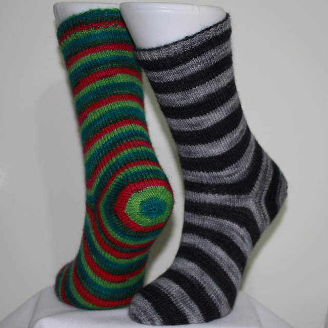 Ravelry: Round and Round Socks pattern by Joy McMillan