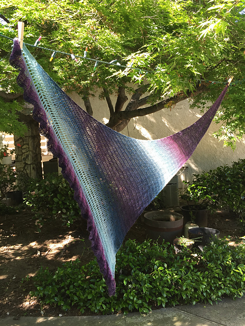 Ravelry: Carbonia - Boomerang Shawl pattern by Yarn and Style