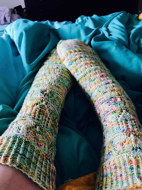 Ravelry: Speckle Spring Socks pattern by Purlnelope Designs
