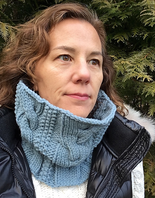 Ravelry: Cabled Sampler Cowl pattern by Angela Hahn