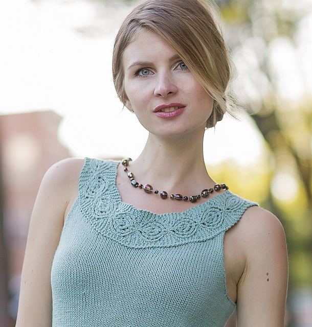 Ravelry: Galena Tank pattern by Angela Hahn