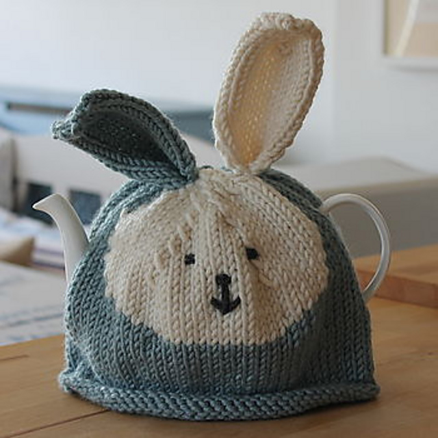 Ravelry: Bunny Rabbit Tea Cosy pattern by Julie Richards