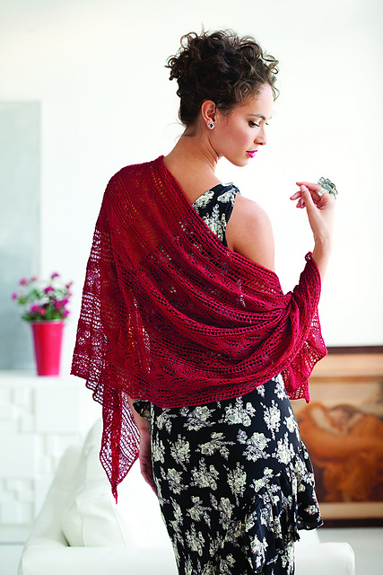 Ravelry: Lace Stole pattern by Kieran Foley