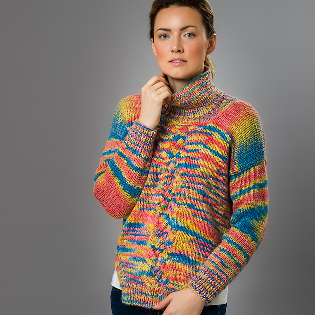 Ravelry: November Rain Sweater pattern by Emma Matsuta