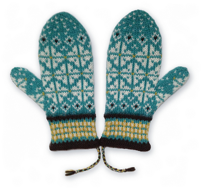 Ravelry: Mandelblomst, votter pattern by Wenche Roald
