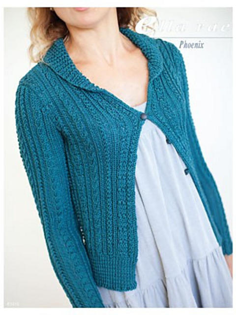 Ravelry: Phoenix Cable Cardigan pattern by Leanne Prouse