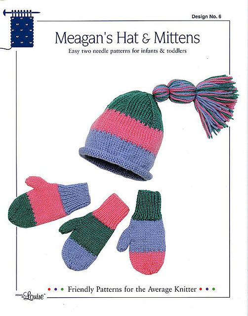 Ravelry: Meagan's Hat & Mittens pattern by Louise Silverman