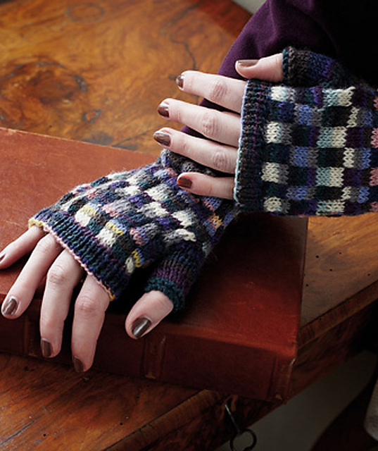 Ravelry: R0043 Wrist Warmers pattern by Kaffe Fassett