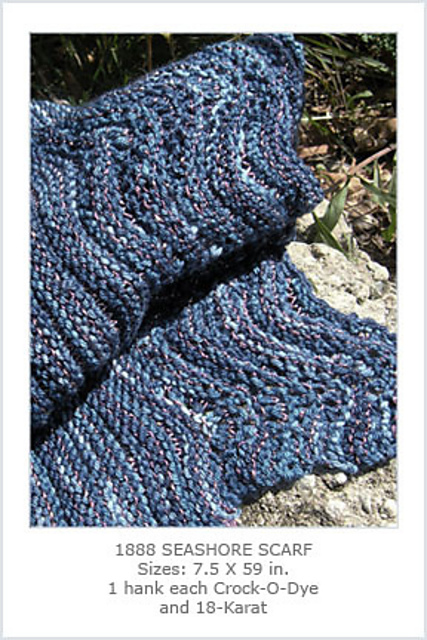 Ravelry: Seashore Scarf pattern by Hélène Rush