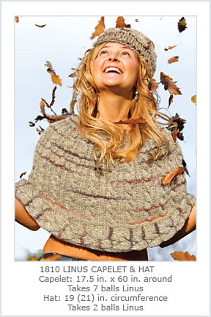 Ravelry: Linus Capelet And Hat pattern by Hélène Rush