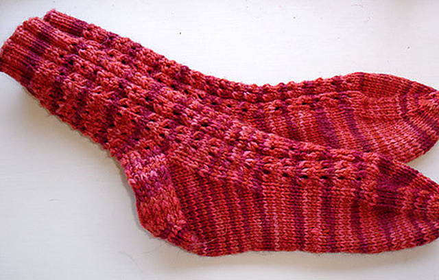 Ravelry: Ellie's Eyelet Socks pattern by Ellie Gallo-Hendrikx