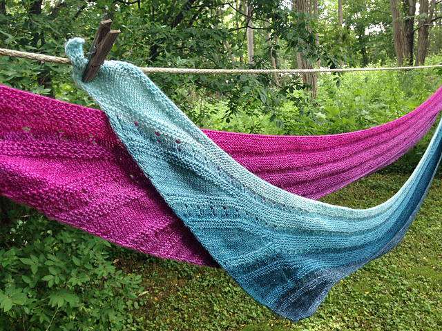 Ravelry: Down the Rabbit Hole Shawl pattern by Rachel Stecker