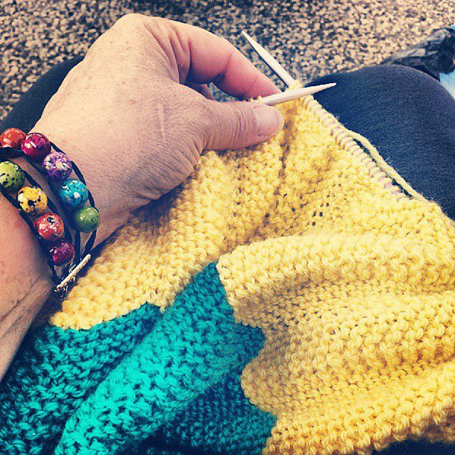 Ravelry: knitorious' Chevron Baby Blanket for Zim