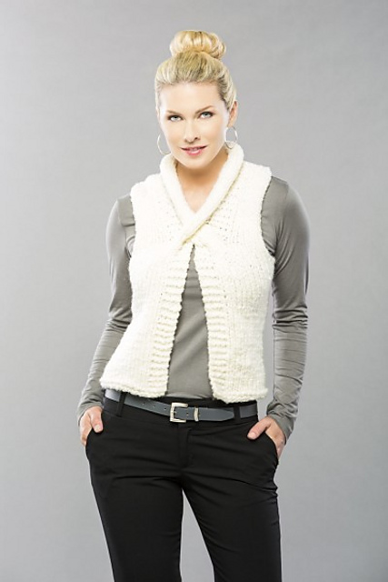 Ravelry: Collar Cross Vest pattern by Universal Yarn