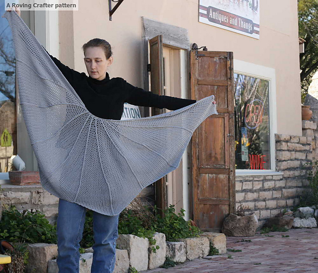 Ravelry: The Bat Wing Shawl pattern by Jen Zeyen