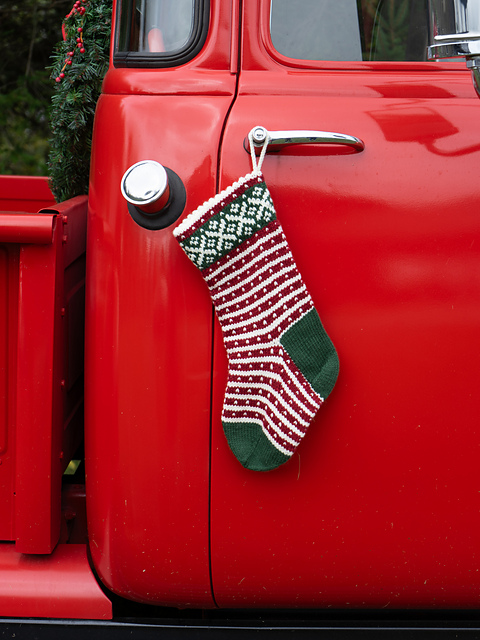 Ravelry: Cold Winter's Night Stocking pattern by Mary O'Shea