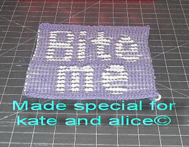 Ravelry: New Bite Me Illusion / Shadow Dish Cloth pattern by Cheryl Edwards