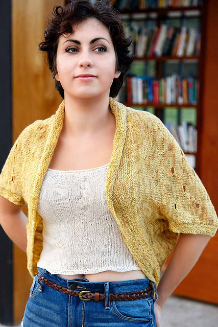 Ravelry: Swiss Cheese Shrug pattern by Jacqueline Grice