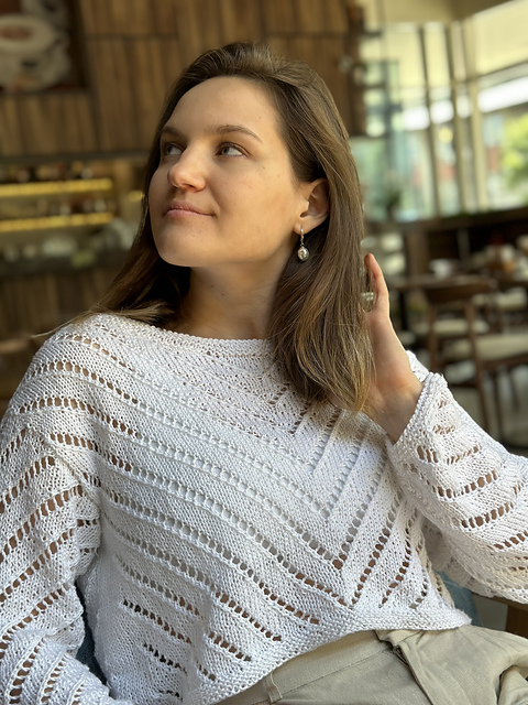 Ravelry: Triangle Blouse pattern by Tania Knitty