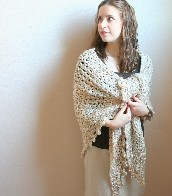 Ravelry: Ruffled Shawl pattern by Brandie Knaggs