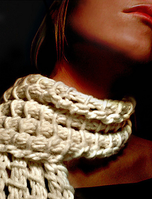 Ravelry: White Night Scarf pattern by Jen Wilson