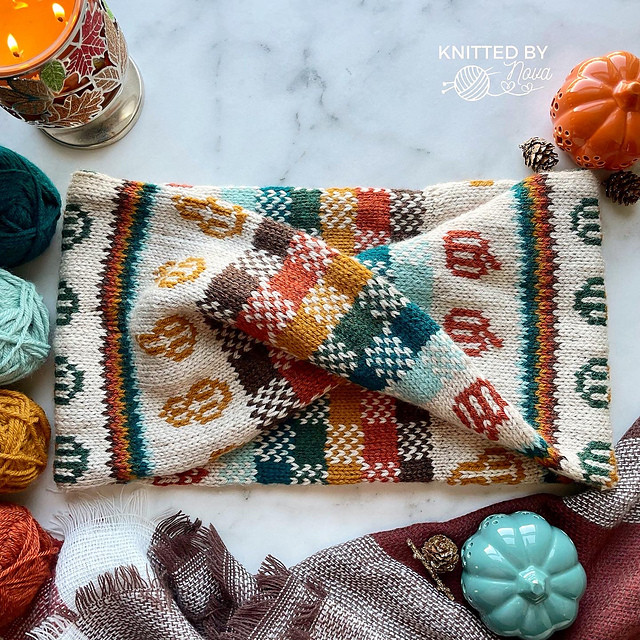 Ravelry: Oh My Gourd Cowl pattern by Nova Hanson