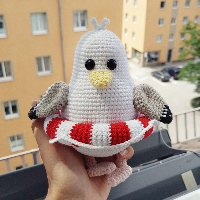 Ravelry: Seagull pattern by Vira Velmozhna