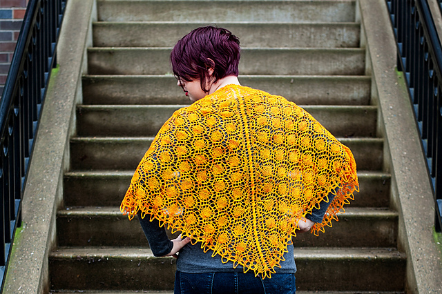 Ravelry: Tropical Citrus Shawl pattern by Kelli Slack