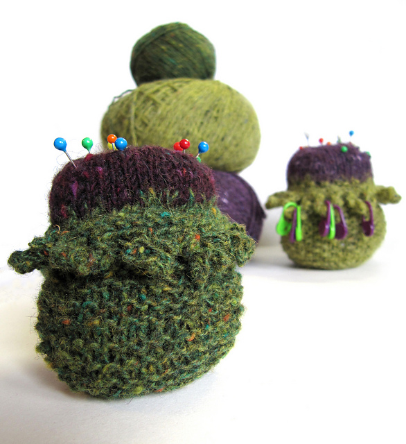 Ravelry: Thistle Pincushion pattern by Sarah Barczyk